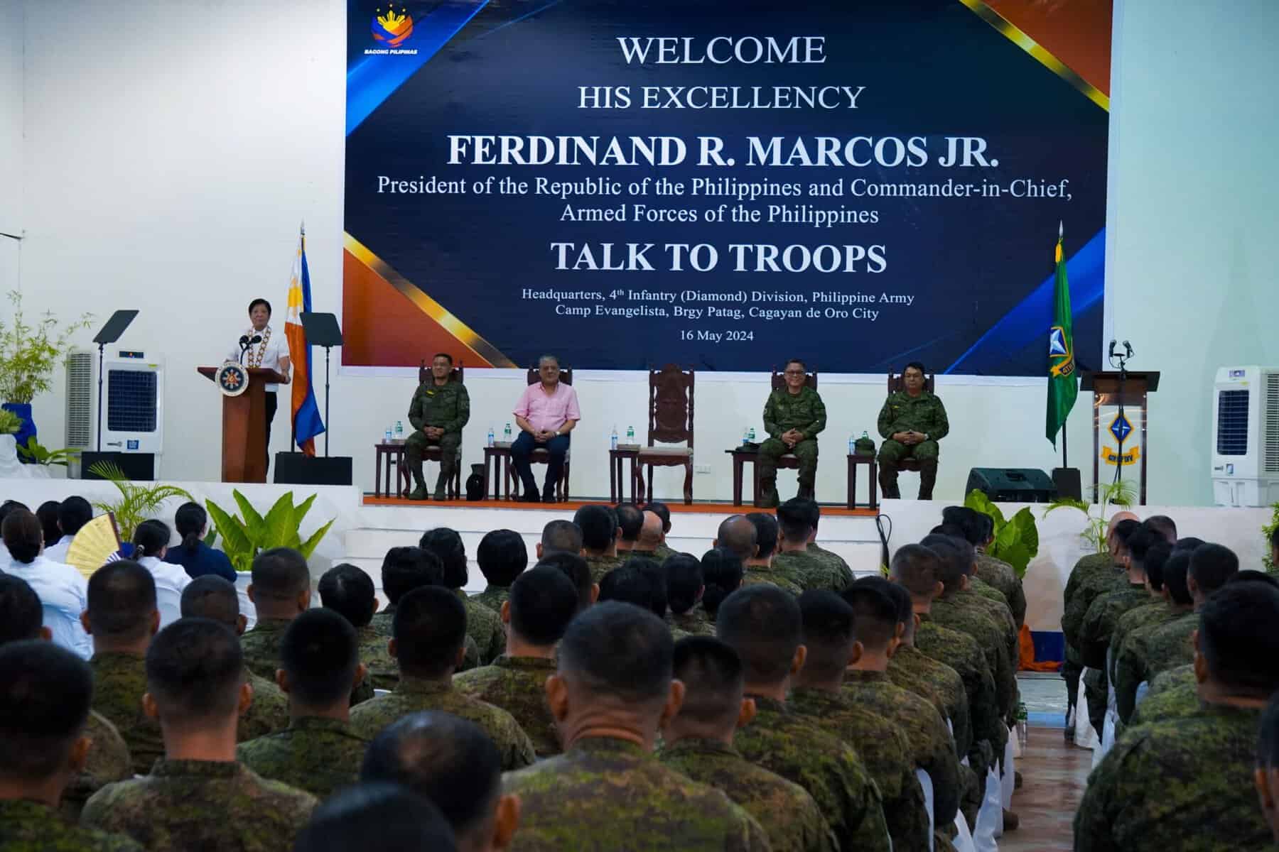 PBBM Applauds 4ID Achievements, Pledges Support to Troops During Visit ...