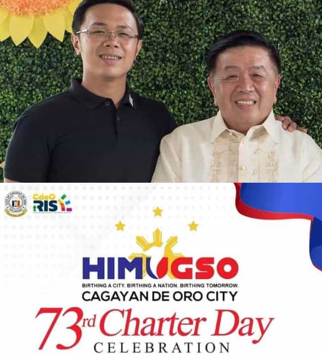 Councilor George Goking and Christopher Goking (1st district) greet all ...