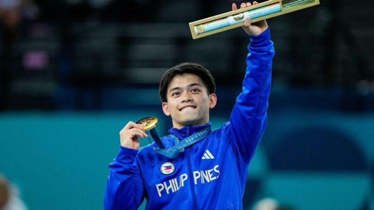 Carlos Yulo Wins Philippines' First Gold Medal at Paris 2024 Olympics ...